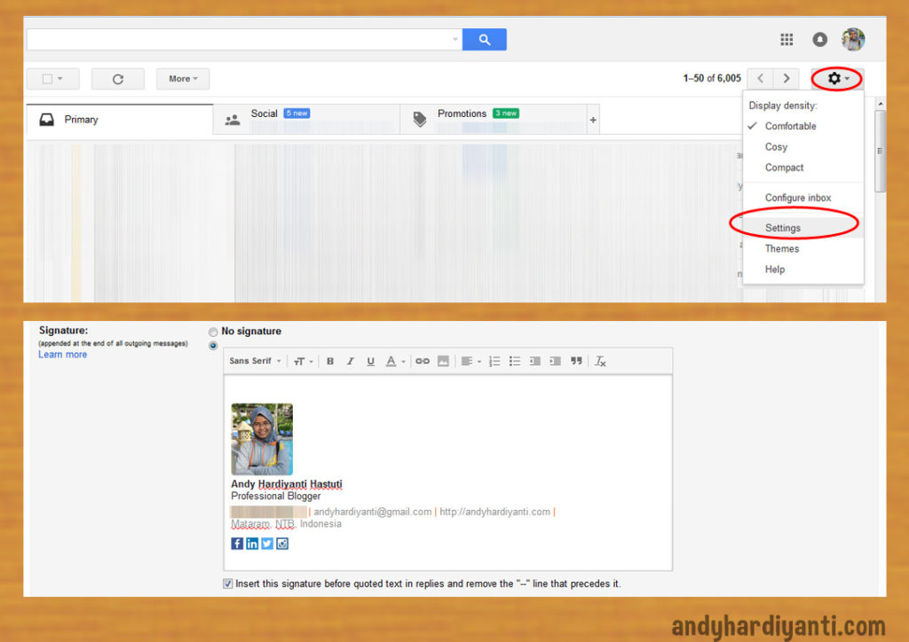Cara Membuat Signature Email Menggunakan WiseStamp – Blognya Andy ...