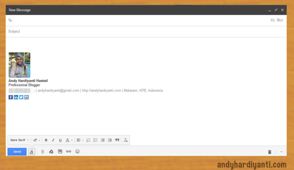 Cara Membuat Signature Email Menggunakan WiseStamp – Blognya Andy ...